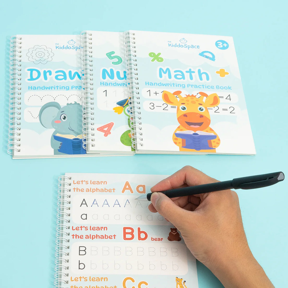 Handwriting Practice Kit – TheKiddoSpace CA | Name Stamps for Clothes ...